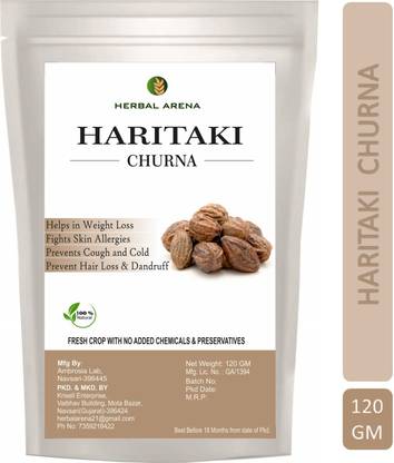 Herbal Arena Haritaki Powder ( Harde Churna ) Price in India - Buy ...
