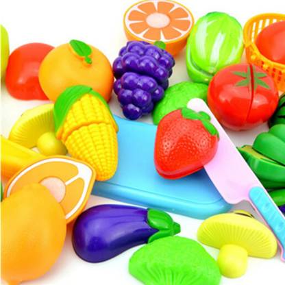 Gadget Mart 5PC Fruit Cutting Realistic Slice-able Fruit Cutting toys ...