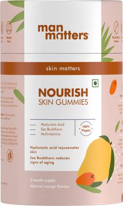 Man Matters Skin Gummies for Men | Hyaluronic Acid, Vitamin C | For ...