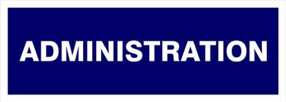 ZEDEF ADMINISTRATION Emergency Sign Price in India - Buy ZEDEF ...