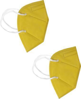 psu KN95 Face Mask Respirator KN95/N95 Reusable (Yellow, Free Size ...