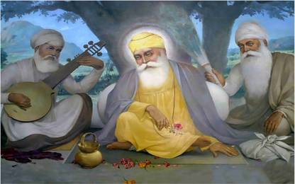 Guru Nanak Wall Poster For Room With Gloss Lamination M12 Paper Print ...
