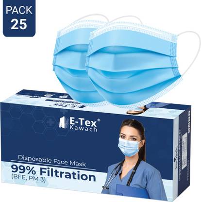 Kawach Kawach Mask | Disposable Surgical Face Mask with Meltblown/Spun ...