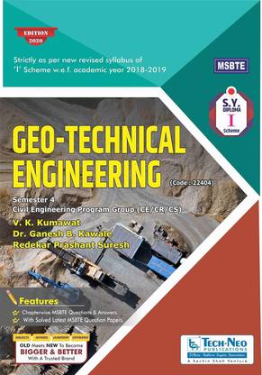 Geo-Technical Engineering ( Sem 4 Civil MSBTE Diploma ): Buy Geo ...