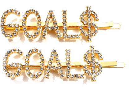 AmazingKarts Word Hair Clips for Women Crystal Letter Hair Pins for ...