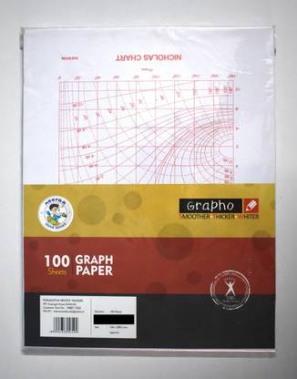 Flipkart.com | Meera NICHOLAS CHART RULED A4 65 gsm Graph Paper - Graph ...