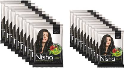 Nisha Natural Henna Based Hair Color Powder Conditioning Herbal Care ...