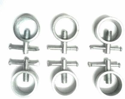 HACKERX Gym Bar Rod Locks Dumbbell Rod Locks (Pack of 6) Weight Lifting ...