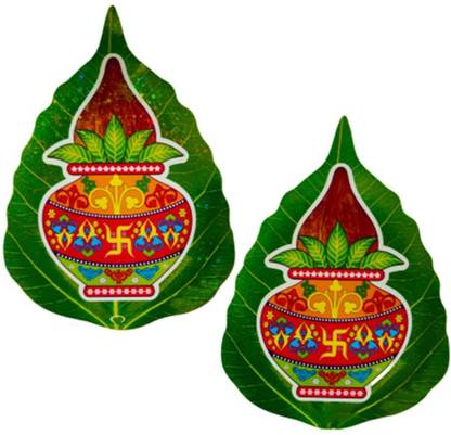 Dms Retail 30.48 cm Kalash Stickers in Pan Shape|Diwali Rangoli ...