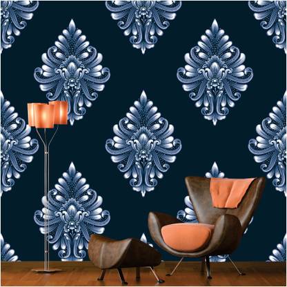 digital print world Decorative Blue Wallpaper Price in India - Buy ...