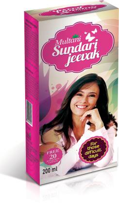Multani Sundari Jeevak with 20 Jeevak Plus Capsules - For Those Difficult Days | Helpful in ...