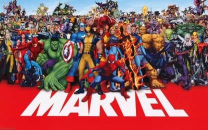 Marvel Poster A4, (170GSM) Paper Print - Comics posters in India - Buy ...