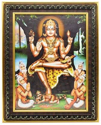 Dalvkot Lord Dakshinamurthy / Dakshinamoorthy Photo Frame for Pooja ...