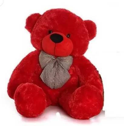 BRITT TEDDYBEAR 3 feet cute teddy bear red - 90 cm - 3 feet cute teddy ...