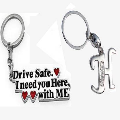 ZZZ Fashion High Quality Diamond Studded Letter “H” With Drive Safe Key ...