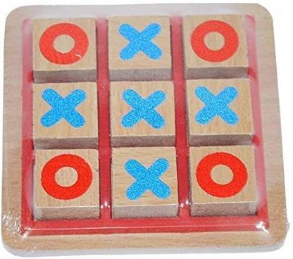 Spocco ™Tic Tac Toe Toy Game | Zero and Cross Game | Wooden Puzzle ...