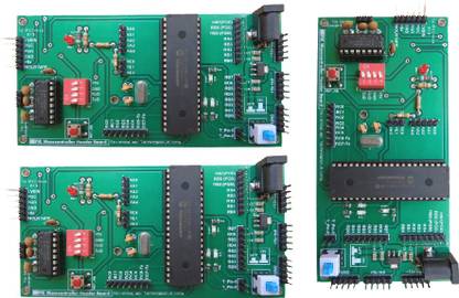 ScienceLab Technosolutions Set of 03 - [ PIC18F Microcontroller Development Board - (PIC18F458 ...