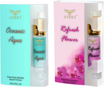 Acort Combo of Oceanic Aqua and Refresh Flower -Long lasting ...