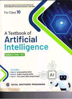A Textbook of Artificial Intelligence for Class 10: Buy A Textbook of ...
