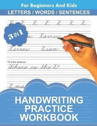 Handwriting Practice Workbook: Buy Handwriting Practice Workbook by ...