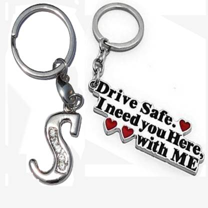 ZZZ Fashion High Quality Diamond Studded Letter “S” Key Chain for Man ...