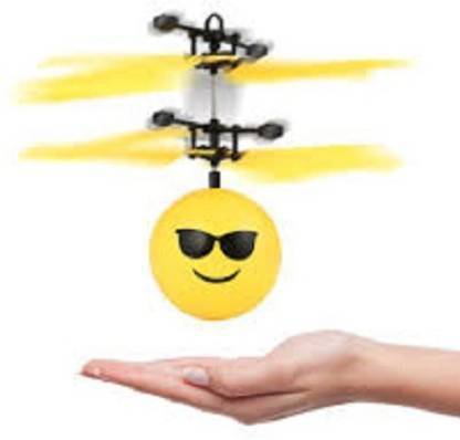 AARYA Attitude emoji face helicopter Hand Sensor Flying Smiley Emoji ...