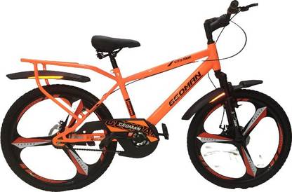 Geoman Mountain MTB Bike 24T Single Speed Carrier Cycle FS DD Bicycle ...