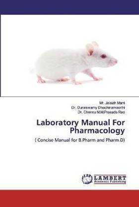 Laboratory Manual For Pharmacology: Buy Laboratory Manual For ...
