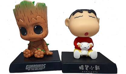 Daiyamondo Gurdian Of Galaxy Groot With Shinchan Eye Closed Big Size ...