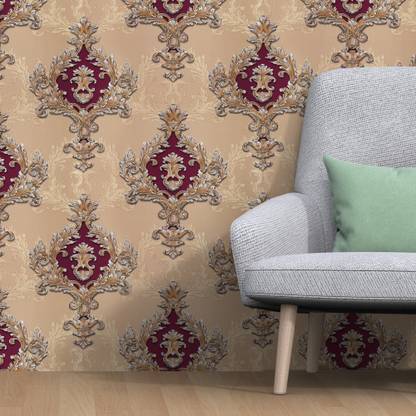 Pink And Gold Wallpaper Bedroom