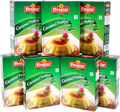 Five Star Caramel Pudding Mix Vanilla (100g x 7) 700 g Price in India ...