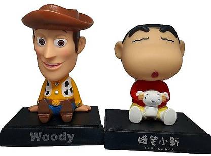 Daiyamondo Woody With Shin Chan Eye Closed Big Size Bobble Head ...