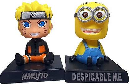 Daiyamondo Japanese Character Naruto With minion Big Size Bobble Head ...