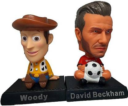 Daiyamondo Woody With Football Player David Beckham Big Size Bobble ...
