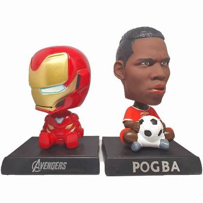 Daiyamondo Iron man With Football Player Pogba Big Size Bobble Head ...