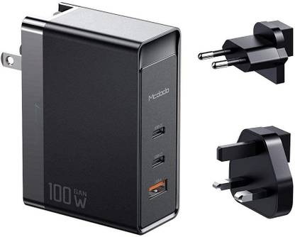 ICREATOR 100 W NA 7 A Multiport Mobile 100W SuperFast Charger With 3 ...