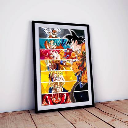 Dragonballz Goku Poster With Frame For Room and Home Decor Fine Art ...
