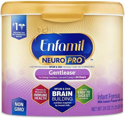 Enfamil Neuro Pro Gentlease Infant Formula 20oz Price in India - Buy ...