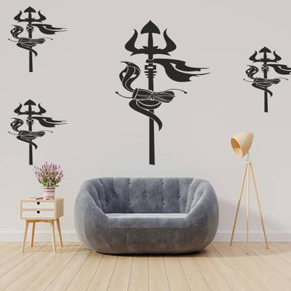 qthinfra 120 cm Lord shiva OM NAMA SIVAYA lingam Self Adhesive Sticker ...