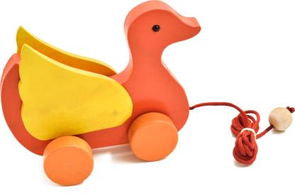 Inllo Wooden Moving Flying Duck Toy - Wooden Moving Flying Duck Toy ...