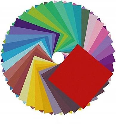 Flipkart.com | Easybuy Origami Color Papers -100, 15x15cm Unruled 15x15 ...