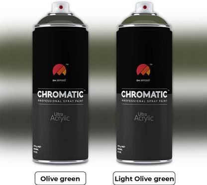 Chromatic Olive Green & Light Olive Green Spray Paint 400 ml Price in ...