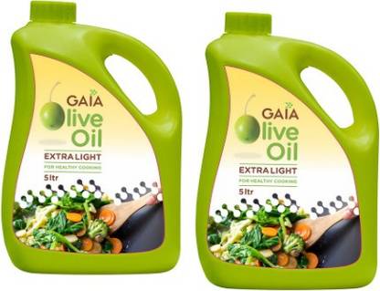 GAIA Extra Lite Olive oil 10 Ltr Olive Oil Can Price in India - Buy ...
