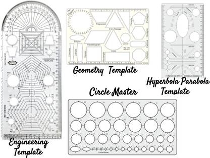 Flipkart.com | Upyukat Engineering Drawing Tools: Circle Master ...