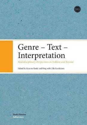 Genre - Text - Interpretation: Buy Genre - Text - Interpretation by ...