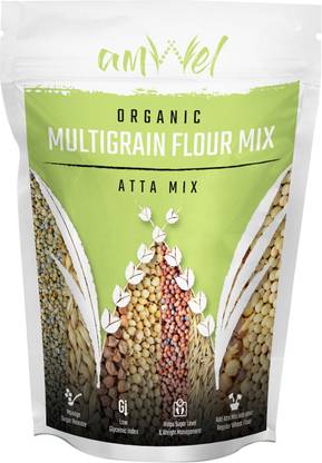 Amwel Organic Multi Millet Atta Mix | 900g x 2 pc | Make Multigrain ...
