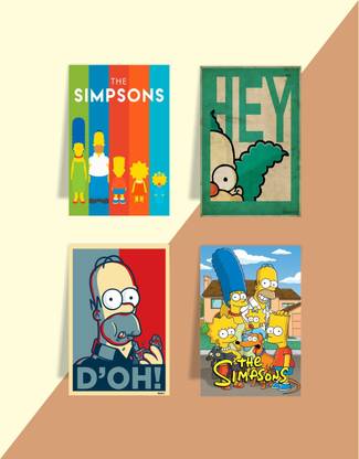 Macro SIMPSONS SET OF 4 MAGNETIC BOOKMARKS | OFFICIALLY LICENSED ...