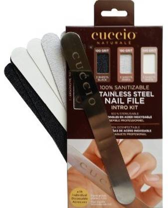 Cuccio Stainless Steel Manicure File with sand paper filer - Price in ...