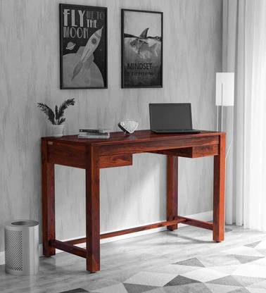 CHITRA FURNITURE Solid Wood Sheesham Wood Study/Computer Table For ...