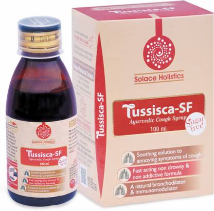 Solace holistics Ayurvedic cough syrup Sugar Free (100ml) Price in ...